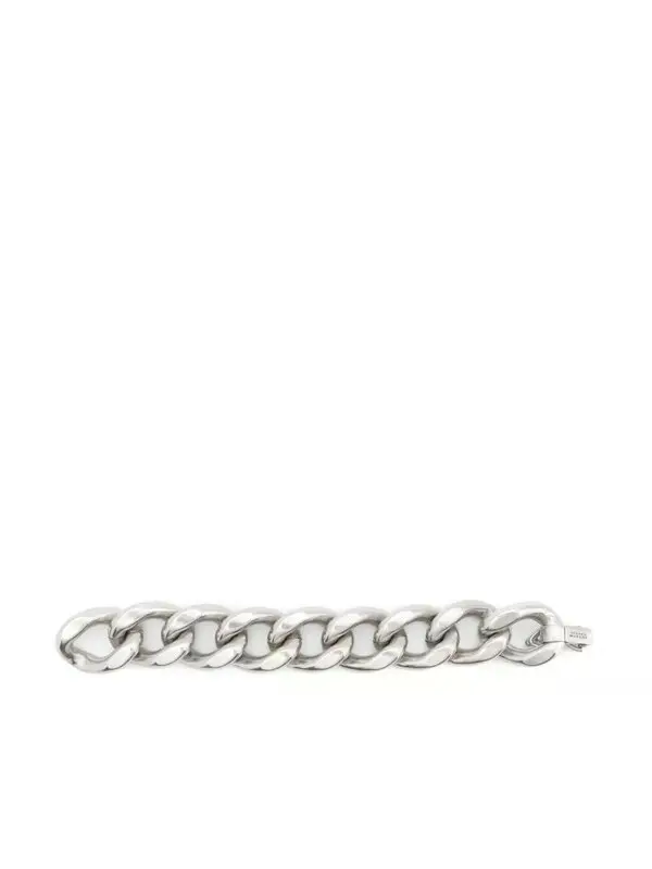 Isabel Marant Étoile Links Logo-engraved Bracelet - Silver