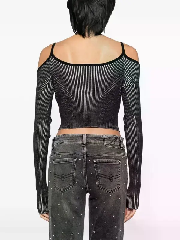 FENG CHEN WANG Cut-out Cardigan With Double Strap Detail