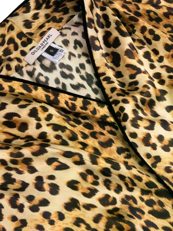 GILDA & PEARL Golden Hollywood Silk Pyjama Set