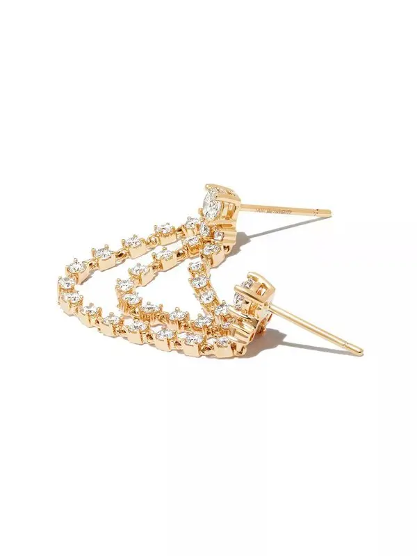 ANITA KO 18kt Yellow Diamond Chain Earring