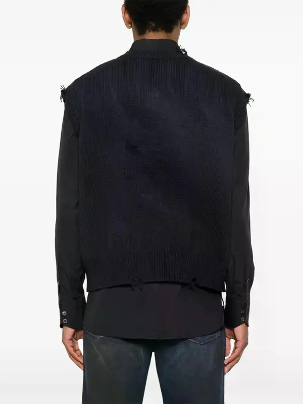 Études Studio V-neck Embroidered Vest