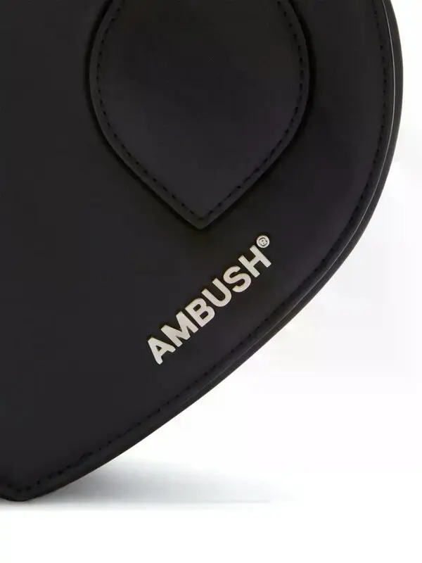 AMBUSH Heart-shaped Shoulder Bag - Black