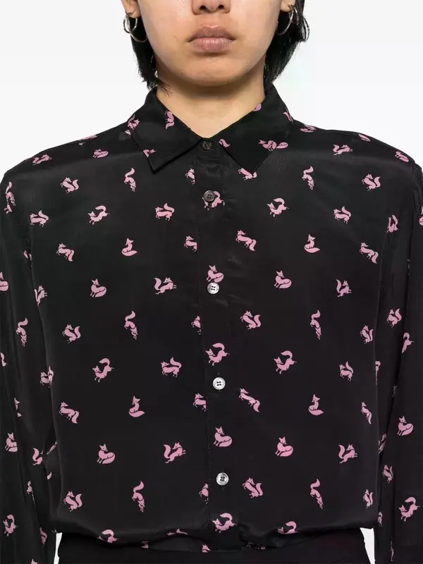 Maison Kitsuné Graphic Print Shirt
