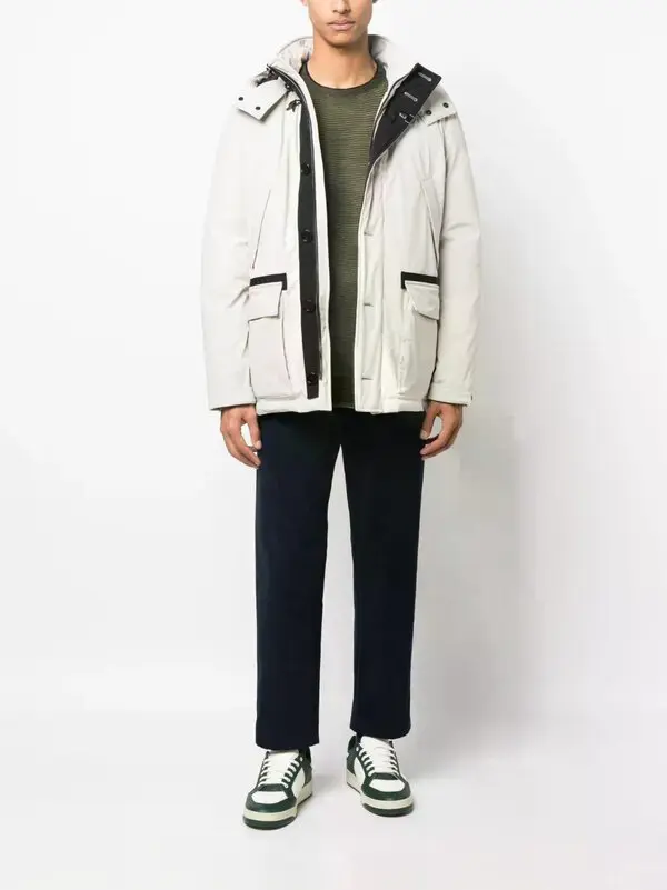FAY Feather Down Hooded Jacket