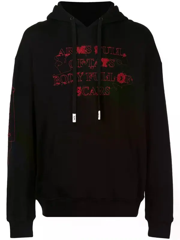 HACULLA. Arms Full Of Tats Hoodie - Black