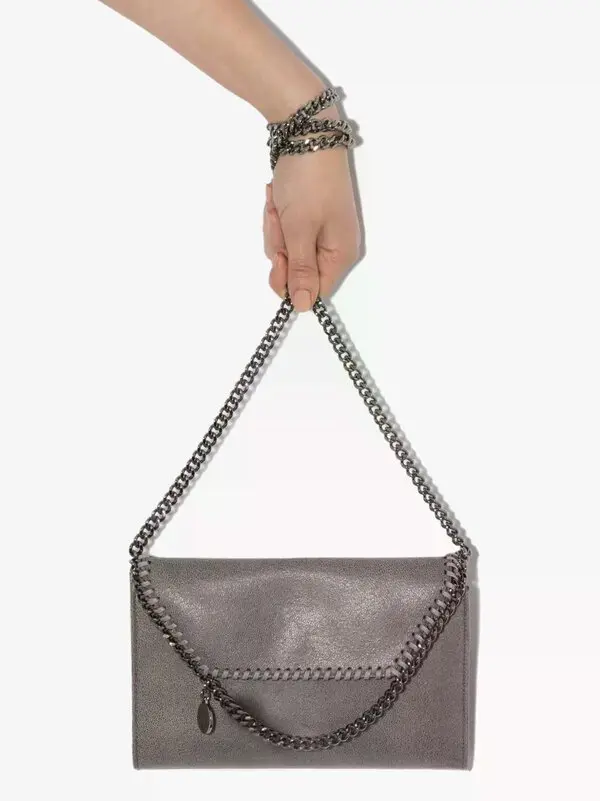 Stella McCartney Falabella Wallet Crossbody Bag - Grey