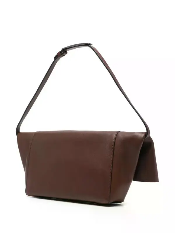 Max Mara Leather Clutch Bag - Brown