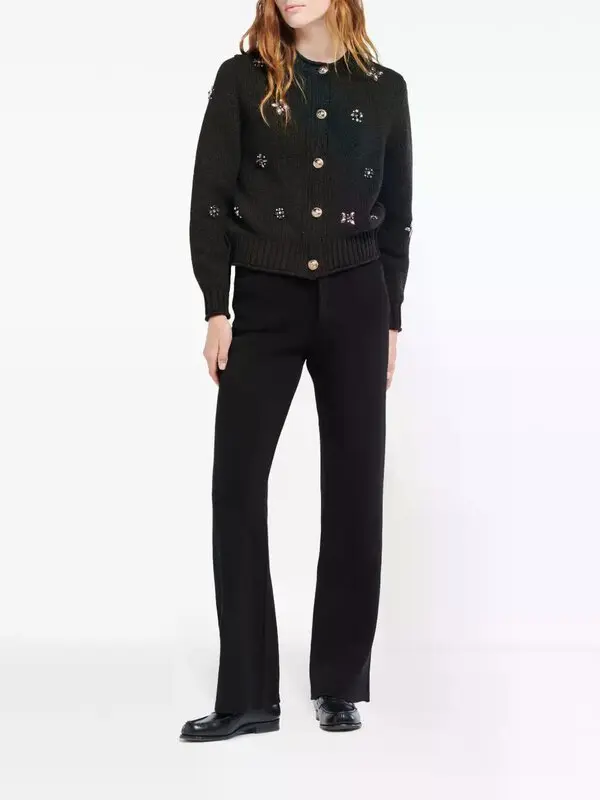 BARRIE Embellished Cashmere Cardigan