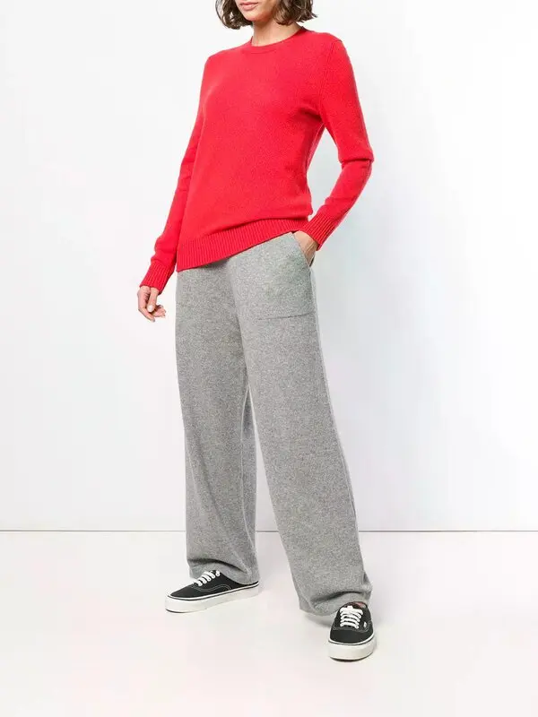 BARRIE Ribbed Waistband Track Pants - Grey