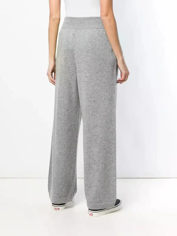 BARRIE Ribbed Waistband Track Pants - Grey