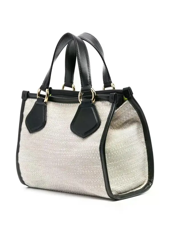 LANCEL Logo Print Tote Bag