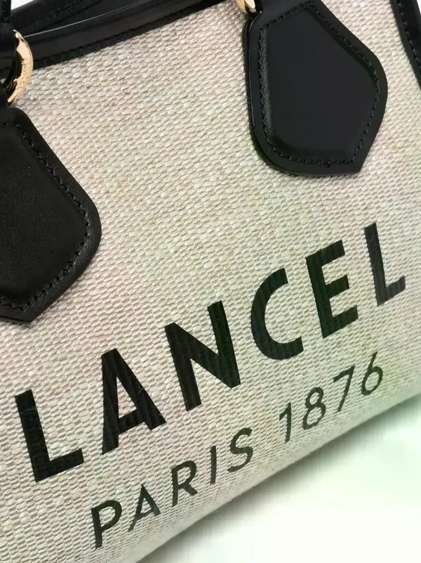 LANCEL Logo Print Tote Bag