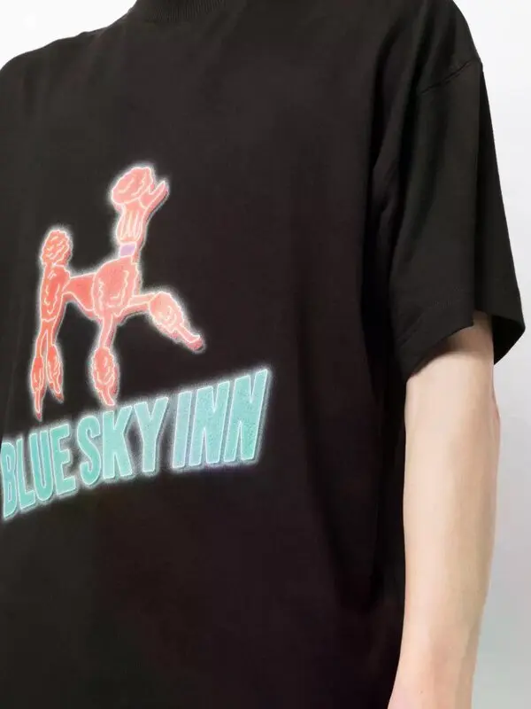 BLUE SKY INN Logo-print Cotton T-shirt