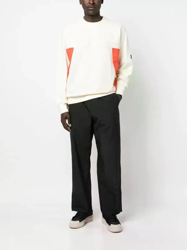 Y3 Logo Patch Crew Neck Sweatshirt
