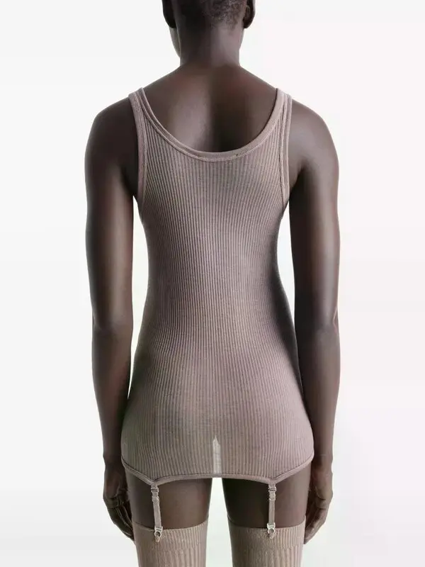 LEMAIRE Seamless Wool Tank Top With Elasticated Straps