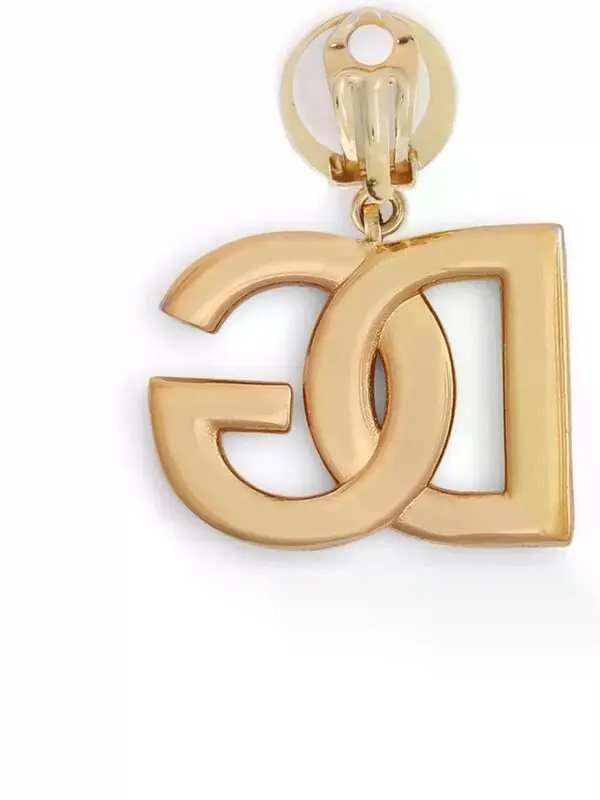 Dolce & Gabbana Dg Logo Clip-on Earrings
