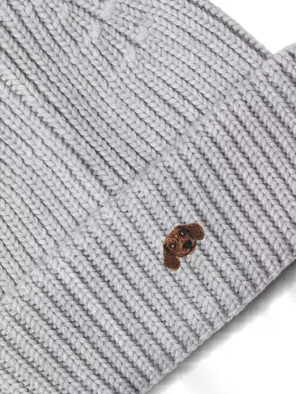 PELO FOUNDATION Beluga Merino Wool Sausage Dog Beanie - Grey