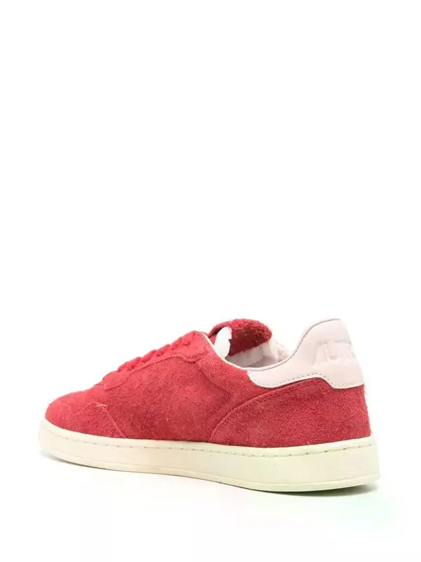 AUTRY Medalist Suede Low-top Sneakers - Red