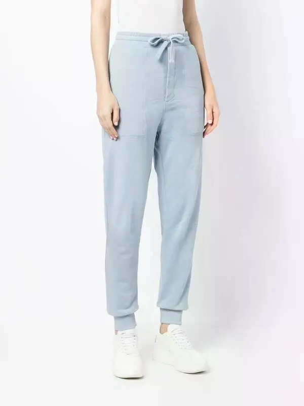 Nanushka Shay Embroidered Track Pants - Blue
