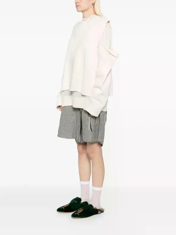 MIDORIKAWA Raw Edge Sweatshirt