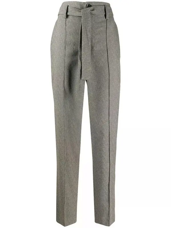 Isabel Marant Étoile Emilia High-waisted Trousers - Grey