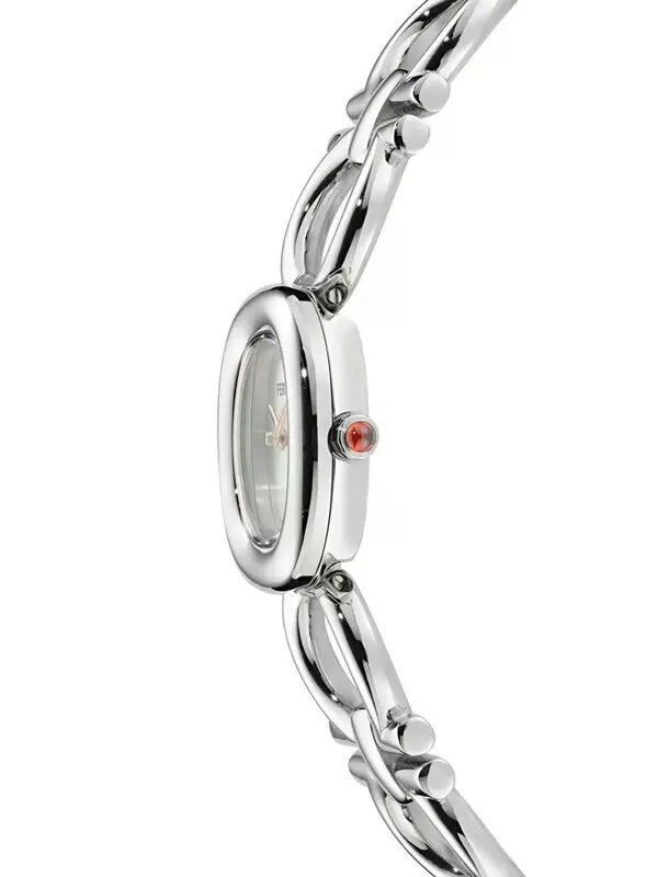 FERRAGAMO Double Gancini Jewel 25mm Watch - Silver