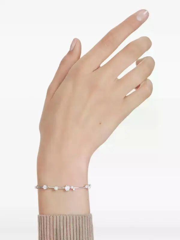SWAROVSKI Constella Bracelet With Faux Pearls And Crystals - Silver