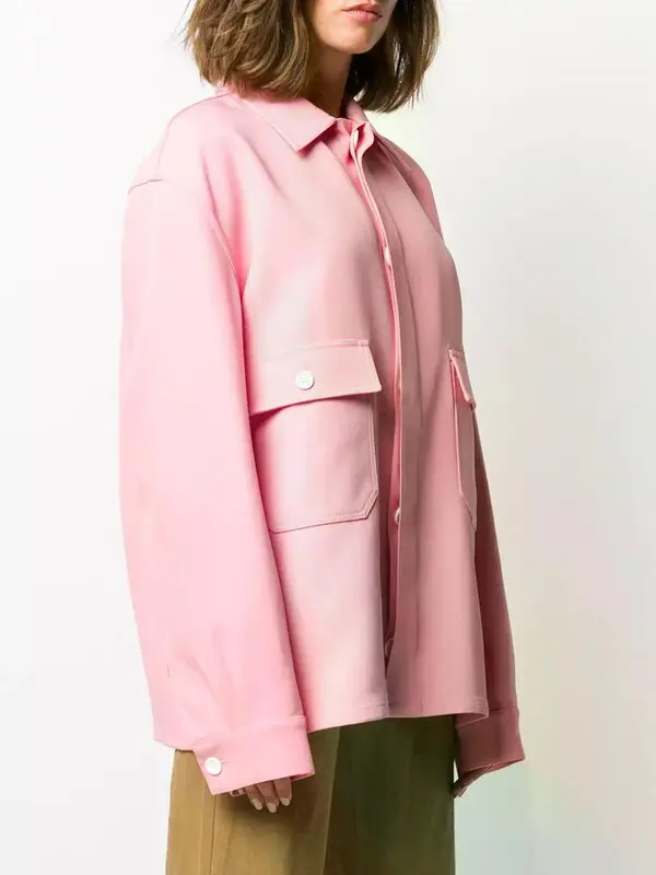 Plan C Oversized Shirt Jacket