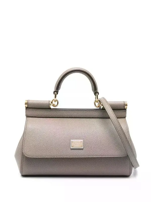 Dolce & Gabbana Small Sicily Tote Bag - Brown
