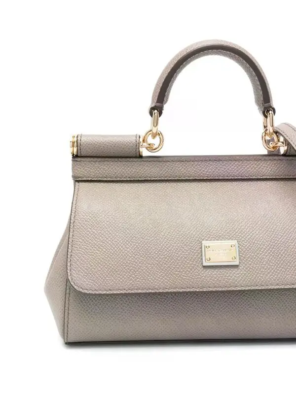 Dolce & Gabbana Small Sicily Tote Bag - Brown