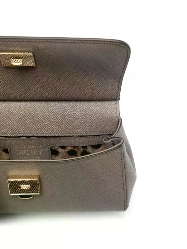 Dolce & Gabbana Small Sicily Tote Bag - Brown