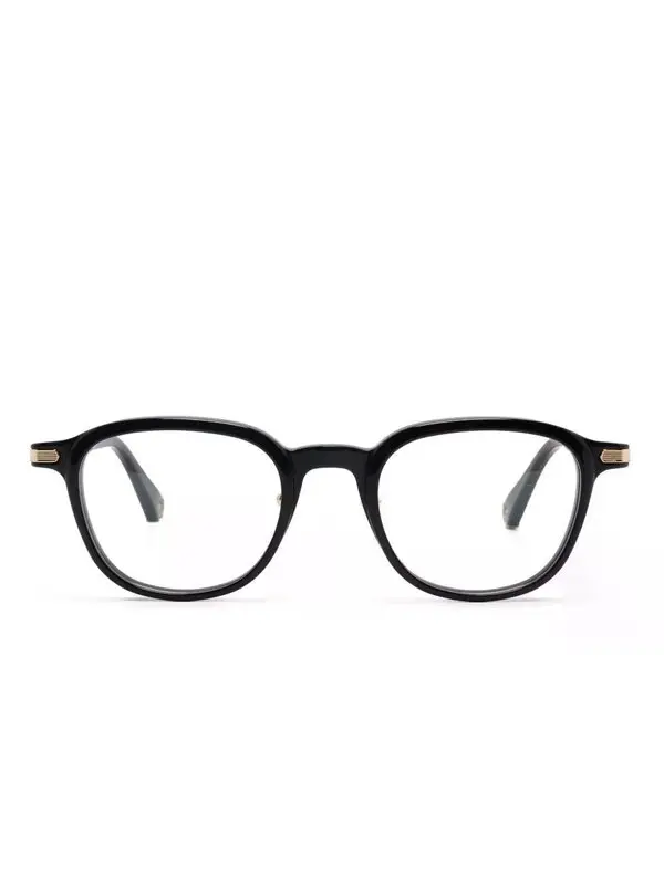 Cartier Round Frame Glasses - Black