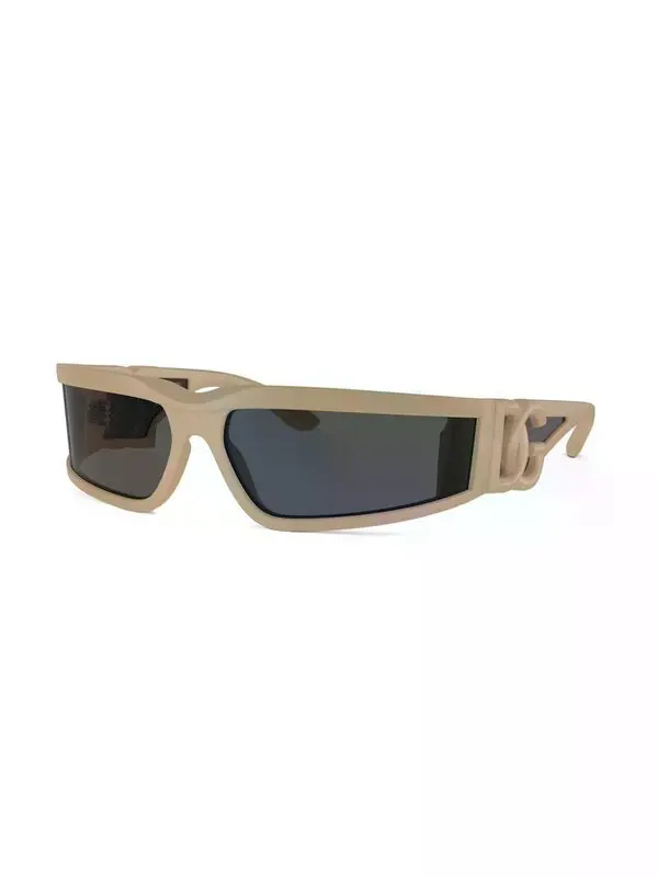Dolce & Gabbana Rectangle Frame Glasses - Neutrals