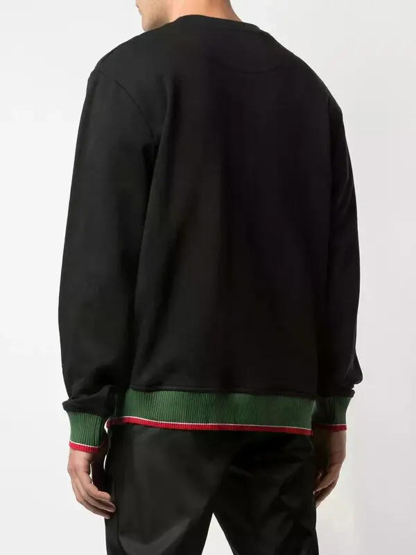 MOSTLY HEARD RARELY SEEN 8-BIT Red Sneak Sweatshirt - Black