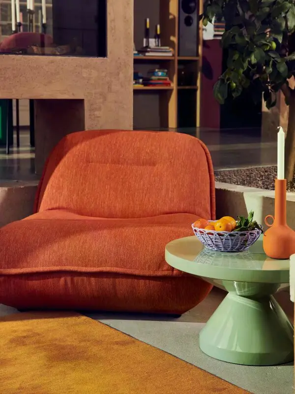 POLSPOTTEN Zig Zag Coffee Table - Green