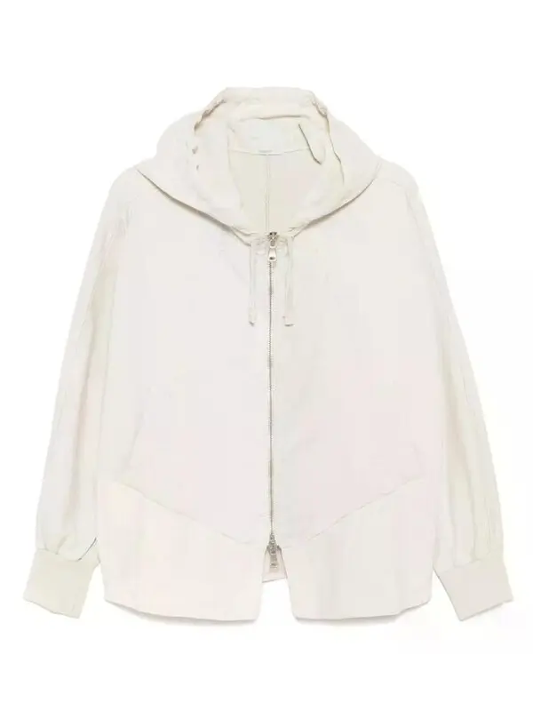 Transit Long-sleeved Hoodie With Zip Fastening