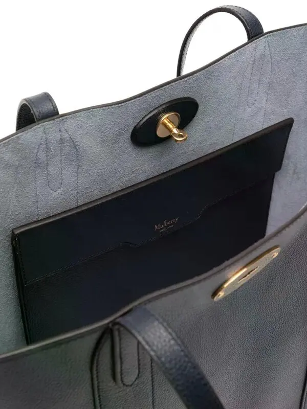 Mulberry Grained Leather Tote Bag