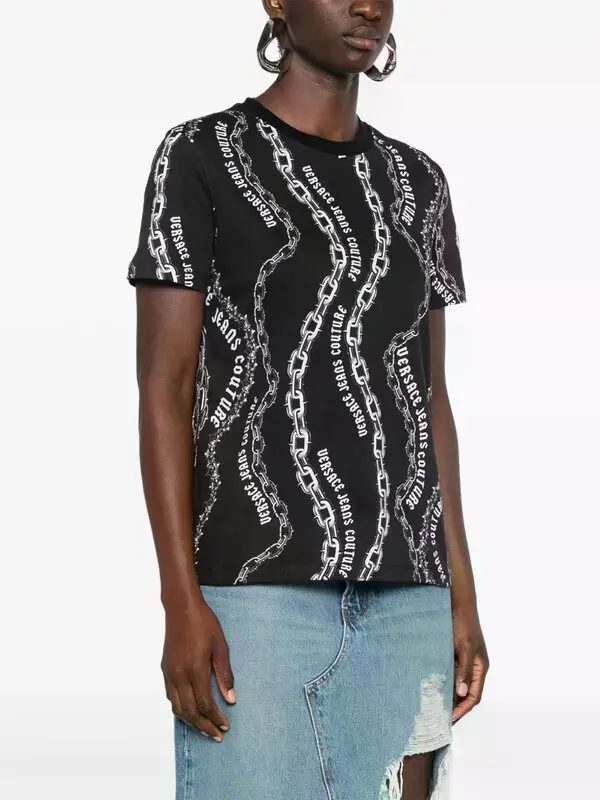 Versace Chain Couture Print T-shirt