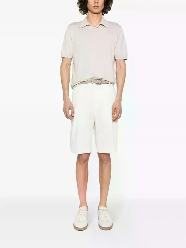 Eleventy Fine-ribbed Polo Shirt