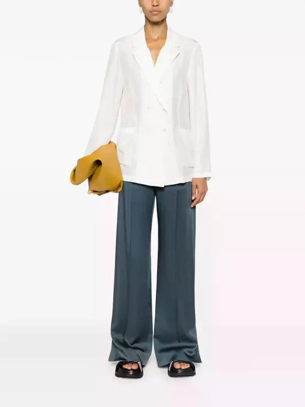 P.a.r.o.s.h Sofia Double-breasted Silk Blazer