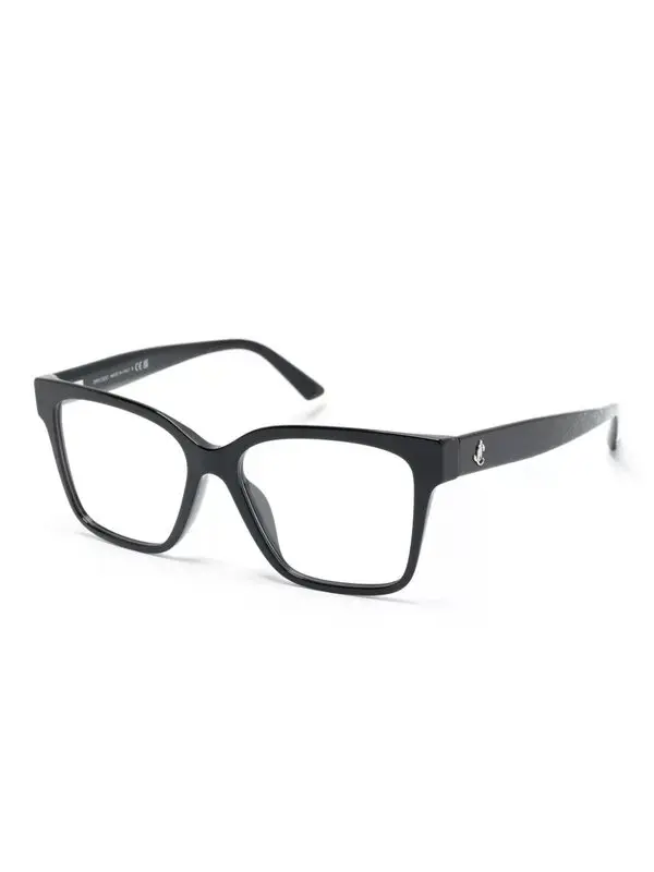 JIMMY CHOO Glitter Oversize-frame Glasses