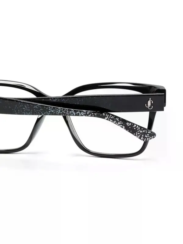 JIMMY CHOO Glitter Oversize-frame Glasses