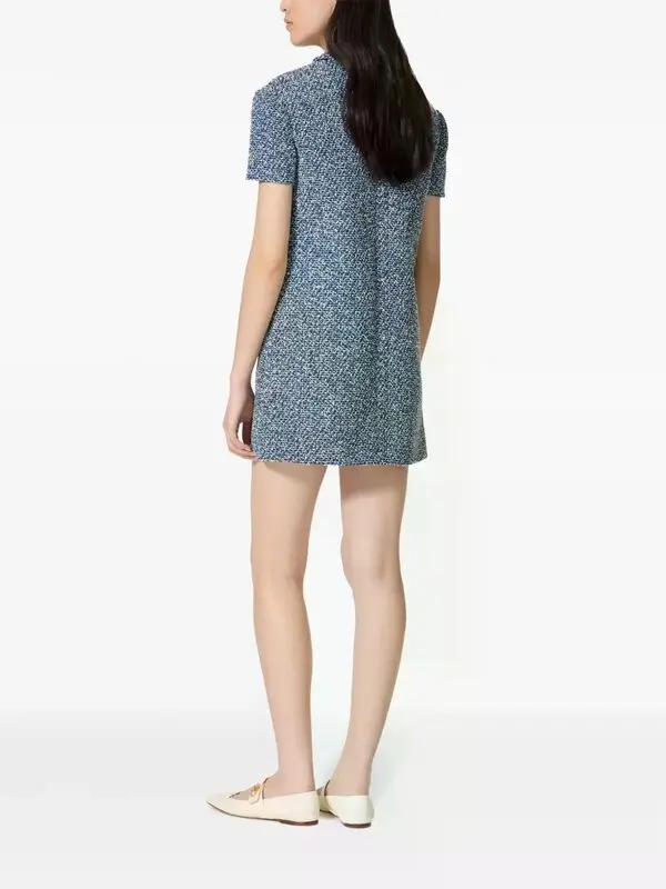 Valentino Garavani Tweed Mélange Mini Dress
