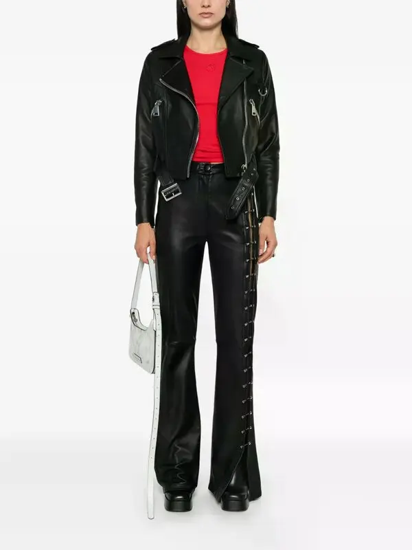 MITILIANE COUTURE Calf Leather Biker Jacket