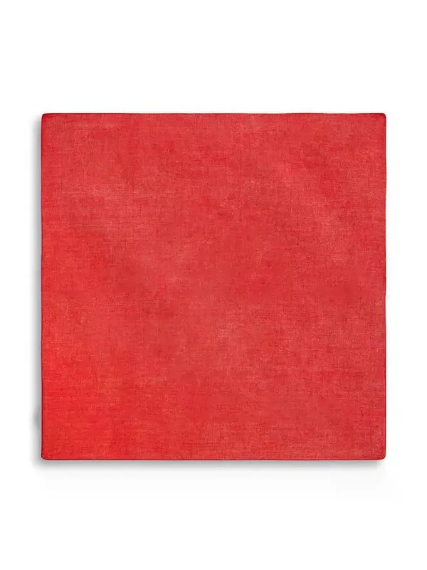 LISA CORTI Organza Cotton Napkin - Red