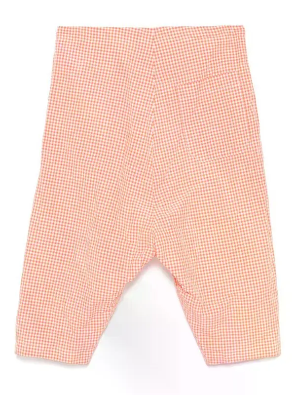 FORME D'EXPRESSION Gingham Check Pattern Pants