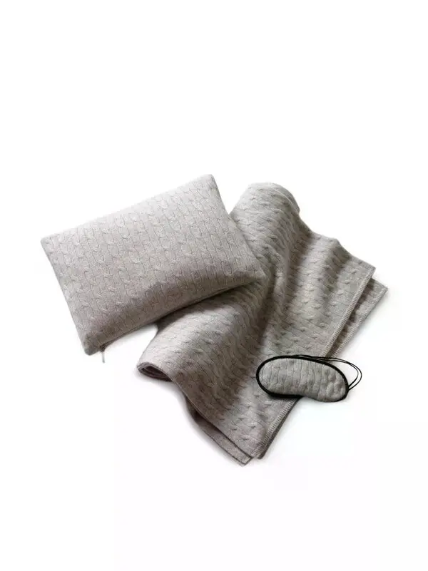 Ralph Lauren Cable-knit Travel Set - Grey