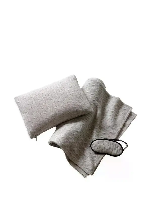 Ralph Lauren Cable-knit Travel Set - Grey