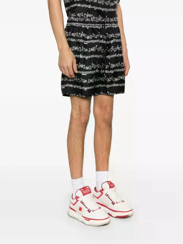 Amiri Jazz Band Print Shorts