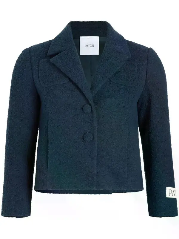 PATOU Cropped Tailored Tweed Jacket